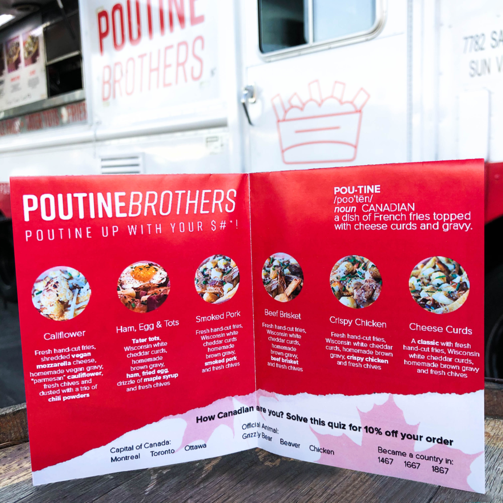 Poutine Brothers Flyer – Alyssa Green